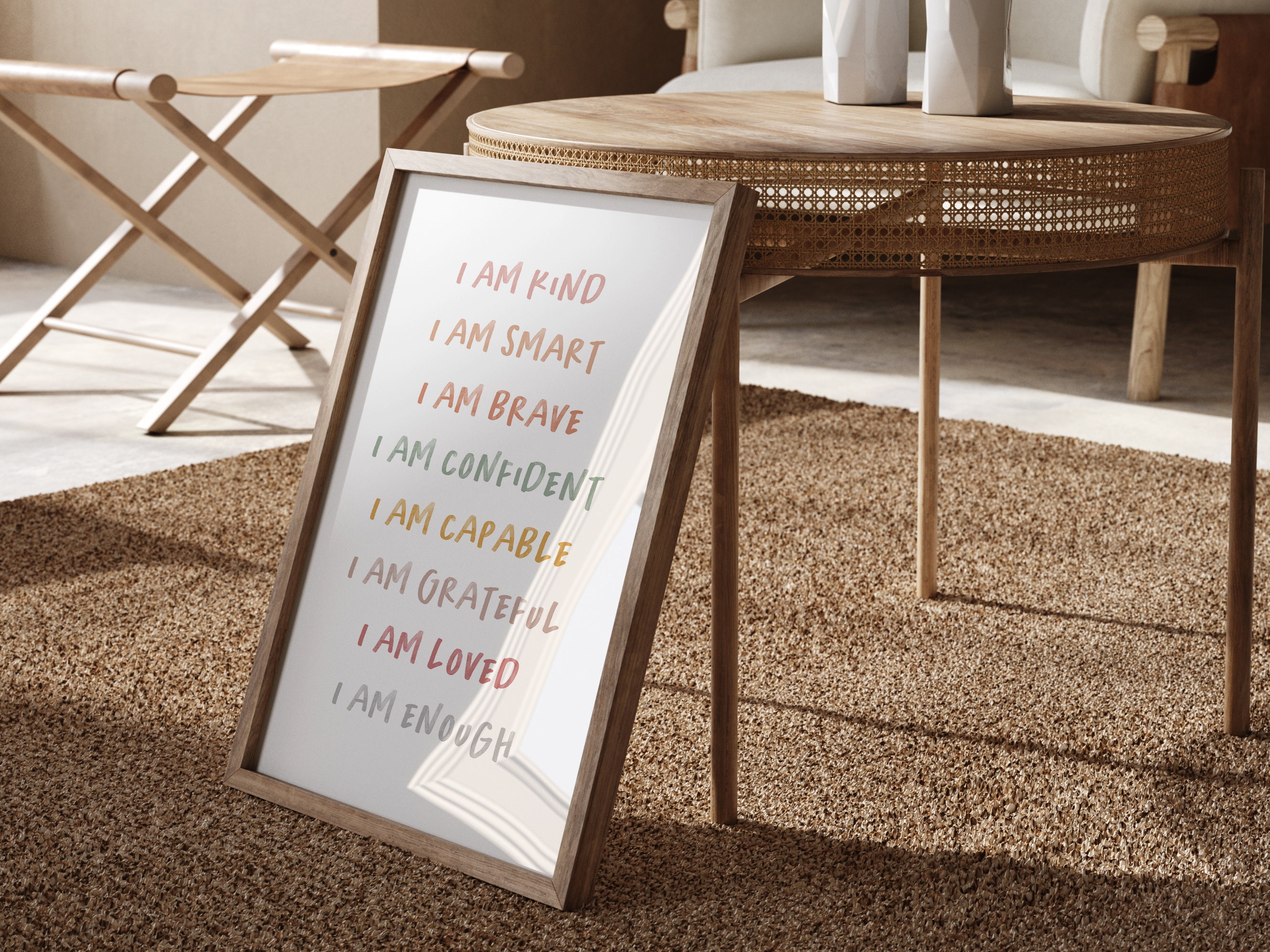 Affirmations for Kids Classroom Posters I Am Affirmations - Etsy