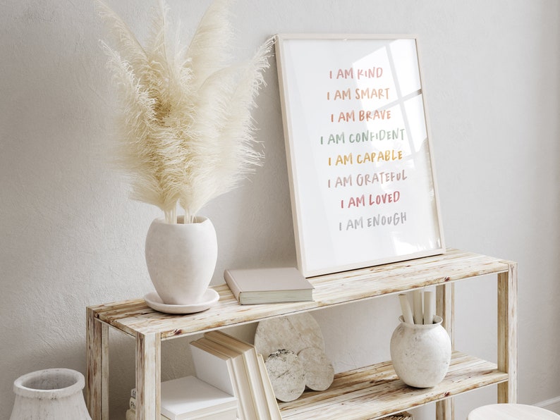 Affirmations for Kids Classroom Posters I Am Affirmations - Etsy