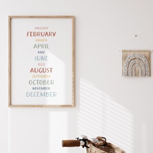 Rainbow Classroom Decor Set of 4 Prints Educational Wall Art ...