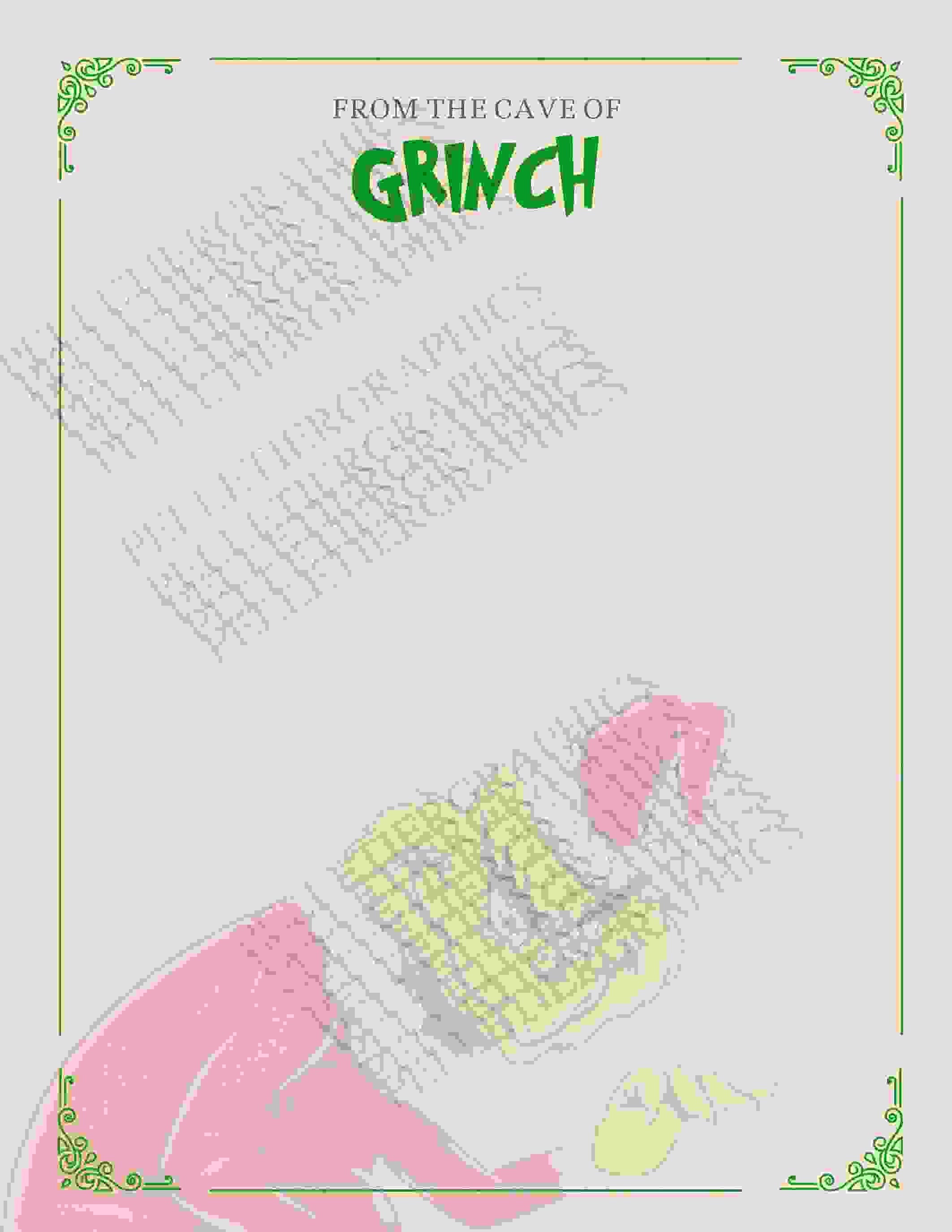 Grinch Letterhead - Etsy