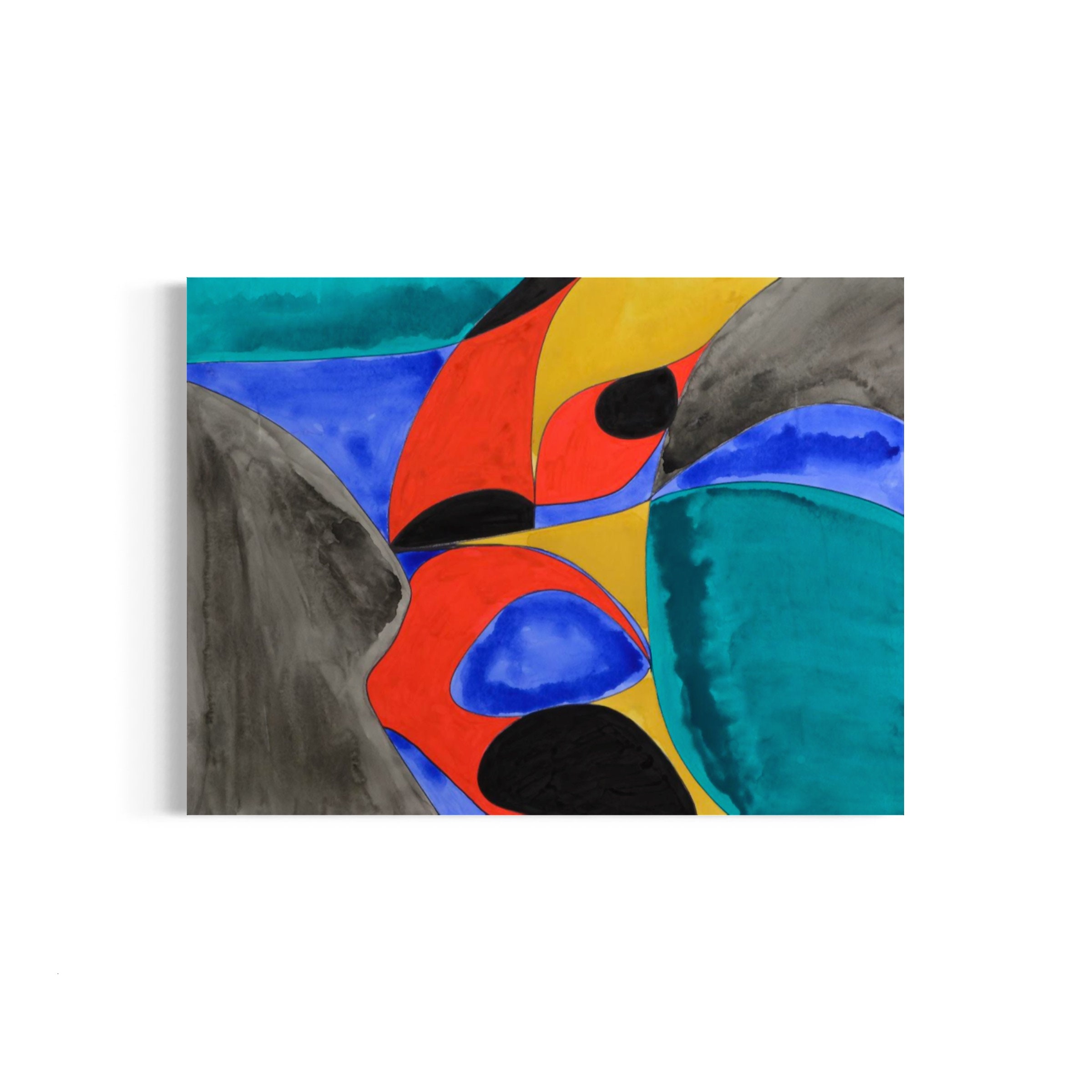 Abstract Art Print, Watercolor Painting - Etsy