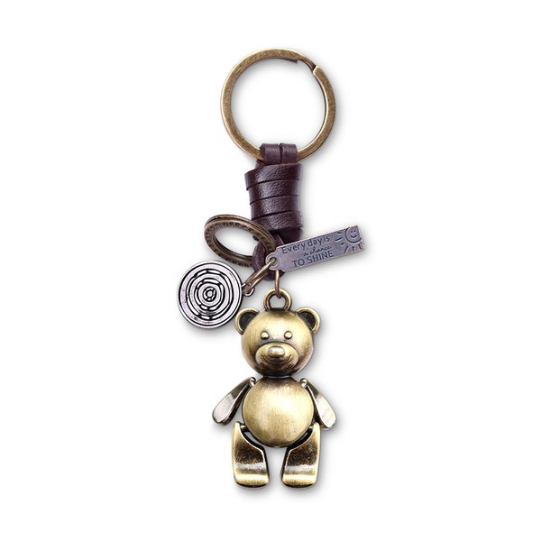 Teddy Bear Keychain - Etsy