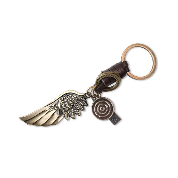 Angel Wing Key Chain - Etsy