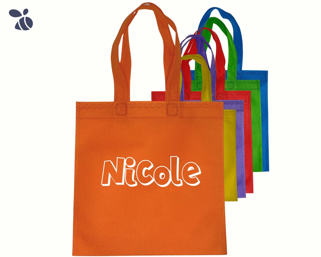 Colorful Birthday Party Bags Personalized Party Bags for - Etsy