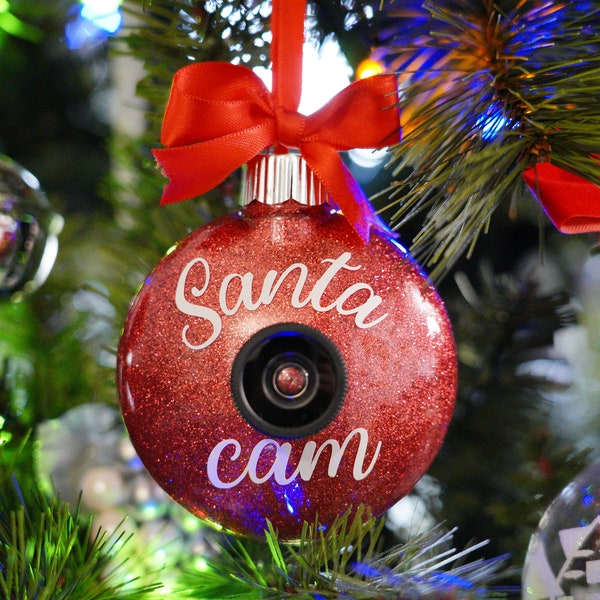Santa Camera Ornament - Etsy