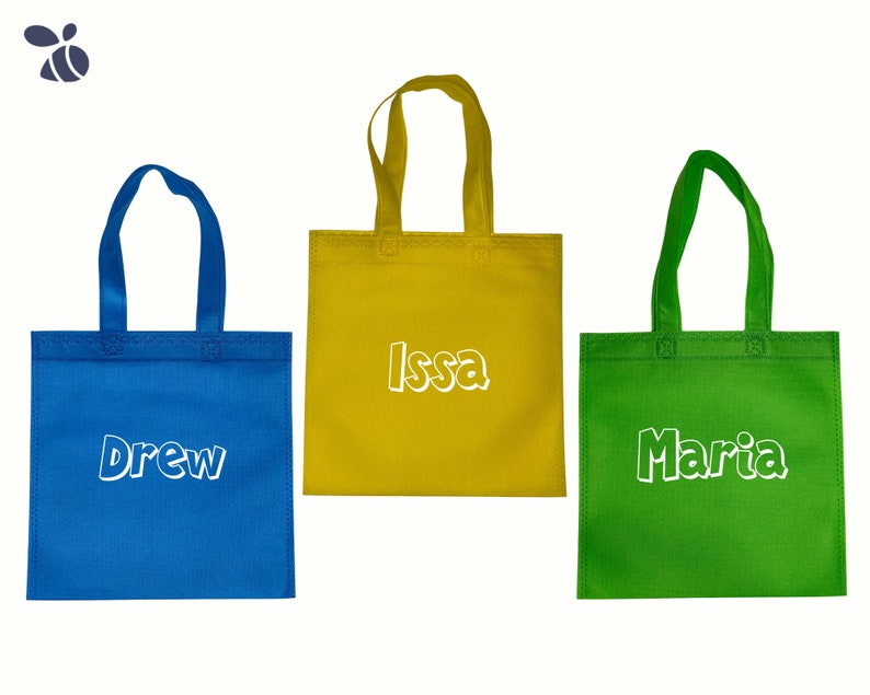 Colorful Birthday Party Bags Personalized Party Bags for - Etsy