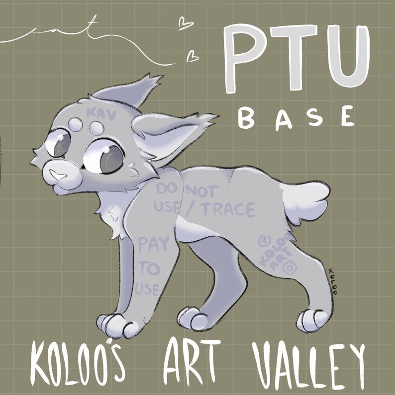 LYNX PTU BASE - Png Files - Lineart, Blue Shading, Etc - Feline / Big ...