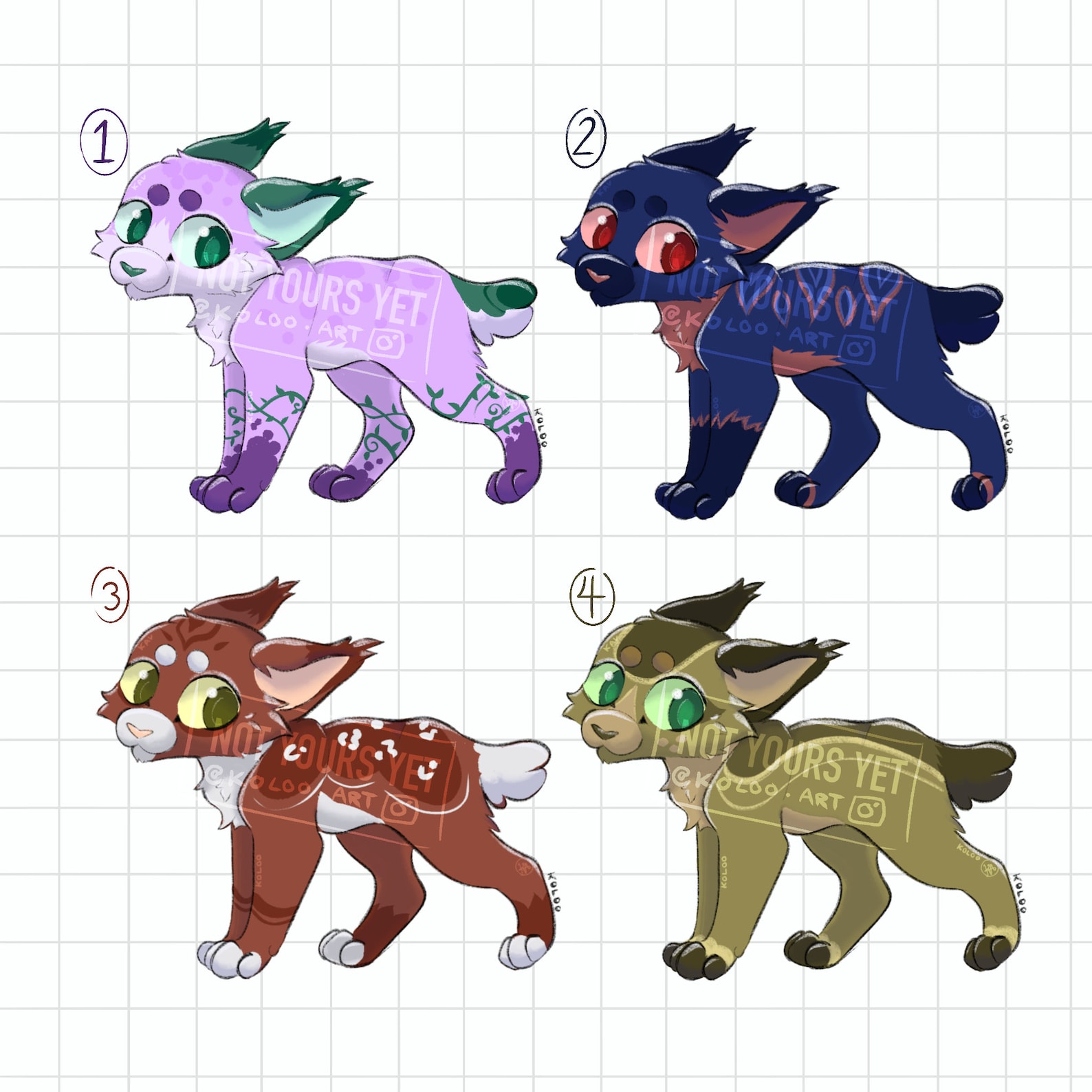 LYNX ADOPTS Cat Feline Feral Furry Adoptable Character Fursona Cute ...