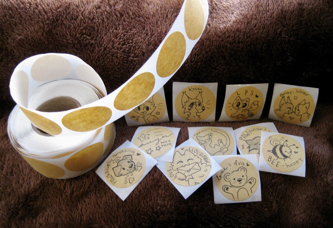 SMALL CUSTOM STICKERS for Cards, Small Businesses, Gifts, Journalling ...