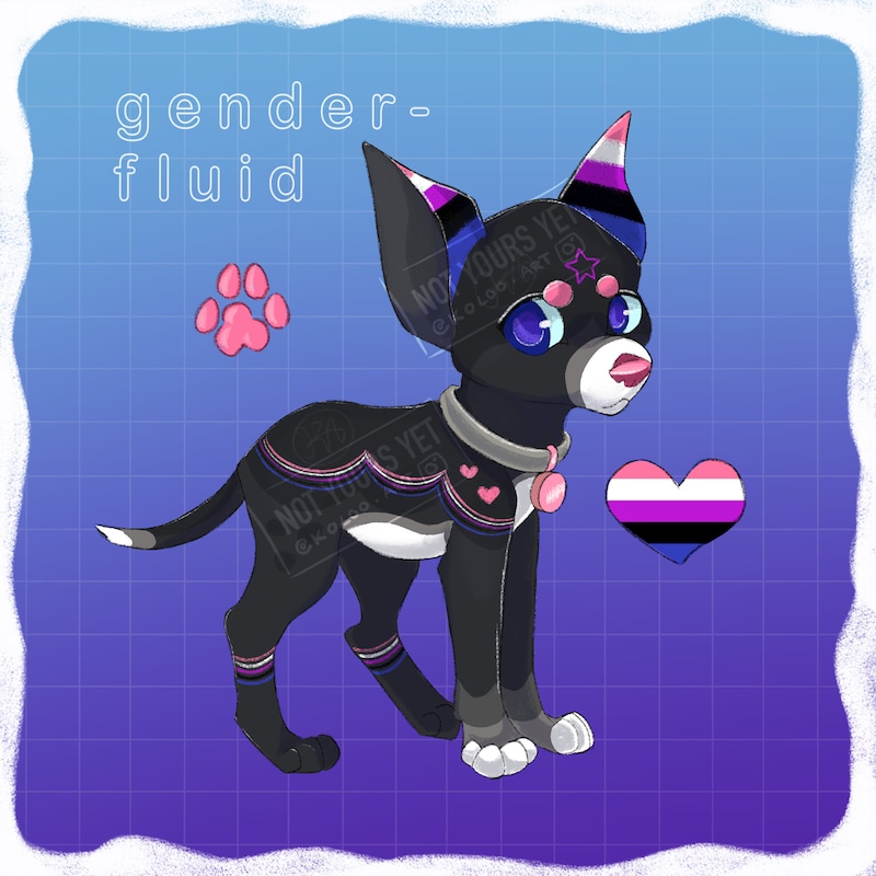 Furry Fandom Flag - Etsy