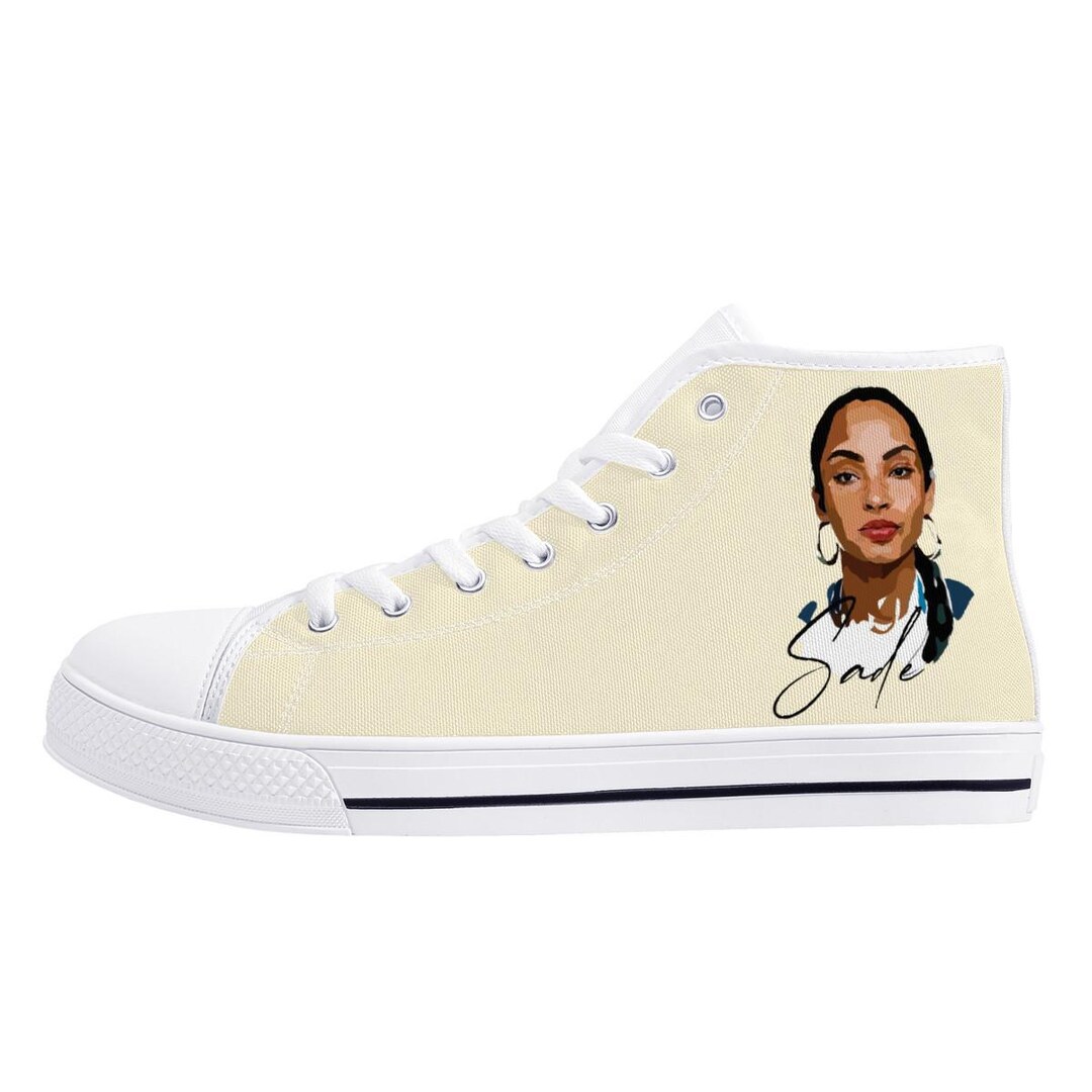 Sade High-top Canvas Shoes / Gift for Sade Fan / Converse Style /custom ...