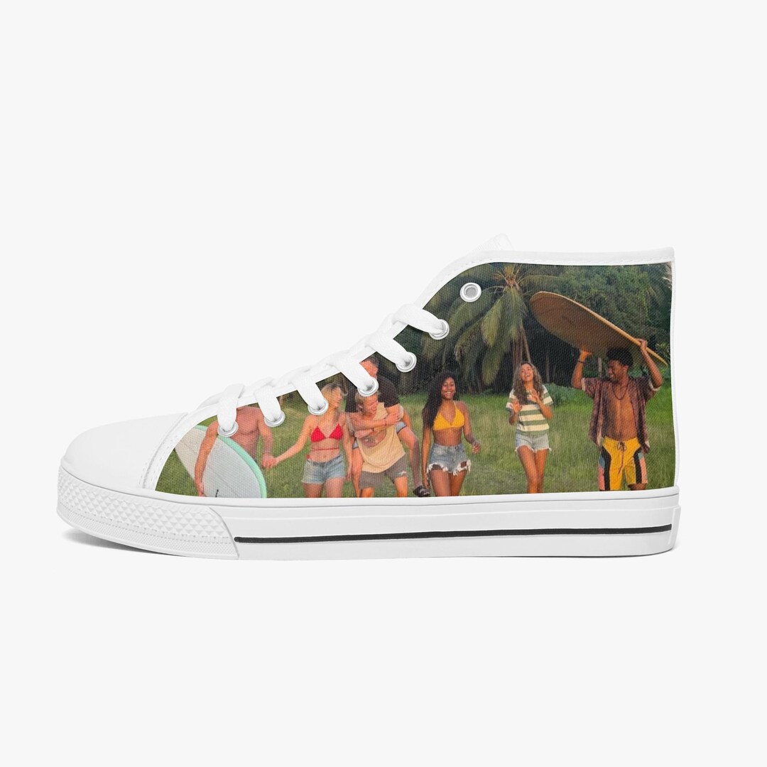 Outer Banks High-top Canvas Shoes / Gift for Outer Banks Fan / OBX Gift ...