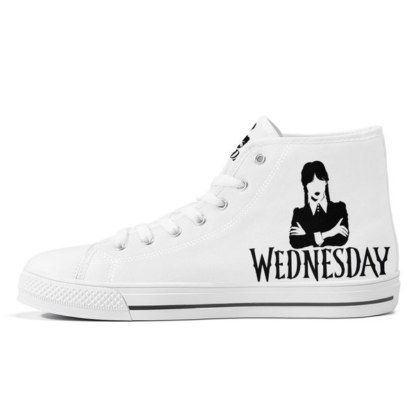 Wednesday Addams Sneakers - Etsy