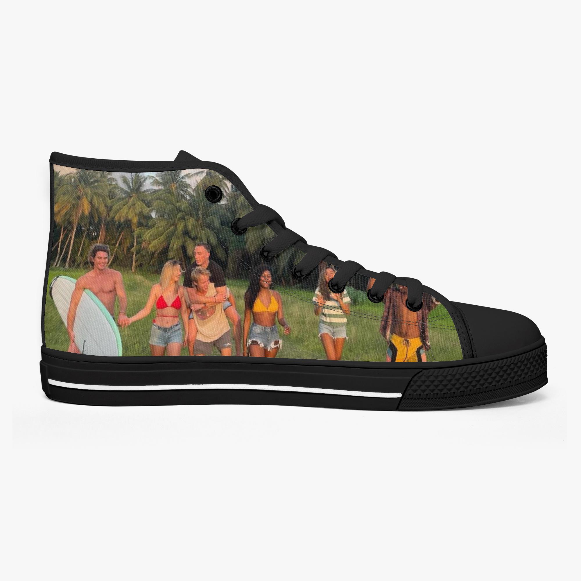 Outer Banks High-top Canvas Shoes / Gift for Outer Banks Fan / OBX Gift ...