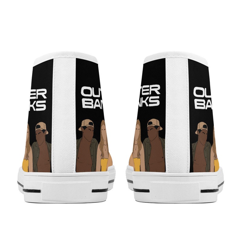 Outer Banks High-top Canvas Shoes, Converse Style, OBX Sneakers, Gift ...
