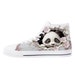 Cute Panda High-top Canvas Shoes, 3D Panda Bear Breaking Trough Wall ...
