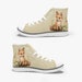 Cute Fox Kids High Top Canvas Shoes, Autumn Shoes for Toddlers ...