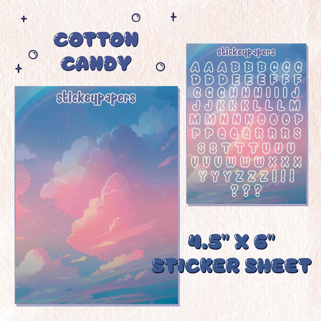 Alphabet Sticker Sheets Journal Stickers Deco Stickers Scrapbook ...