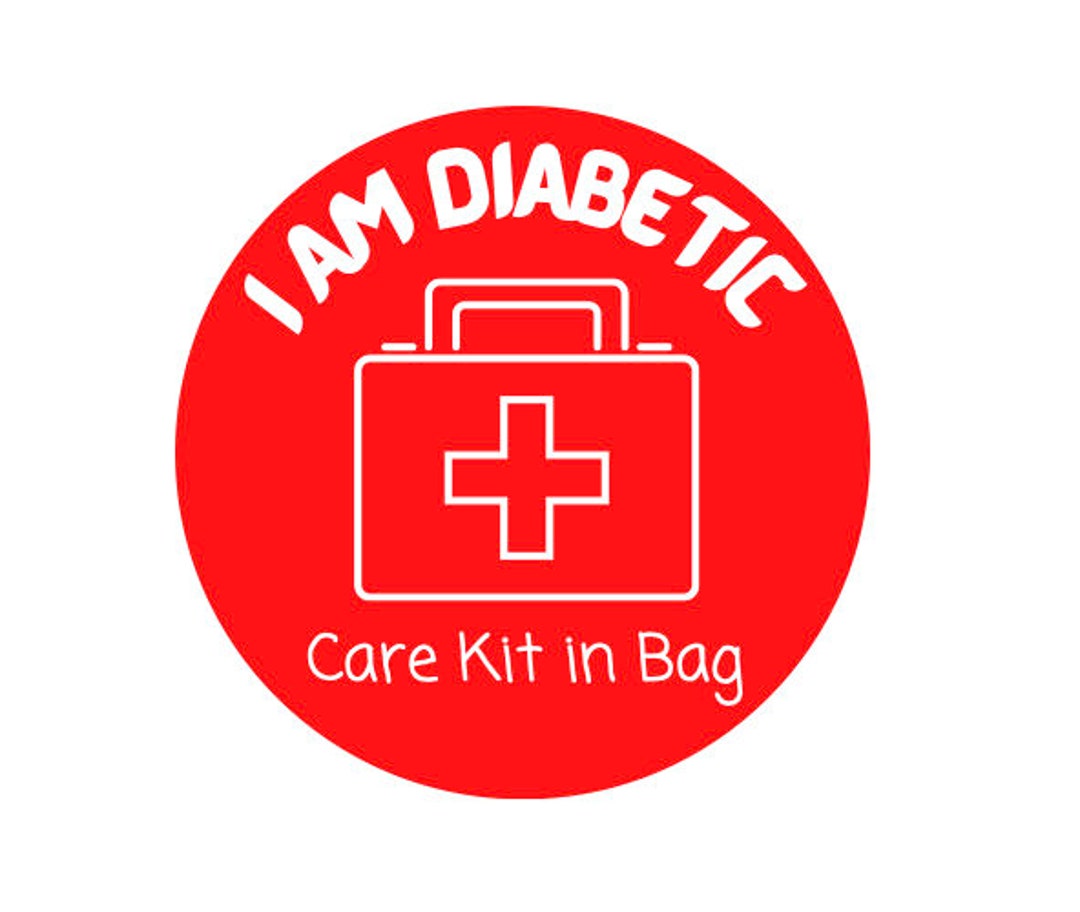 Medical Alert, Diabetic Svg, Diabetic Png, Care Kit in Bag, Medical ...