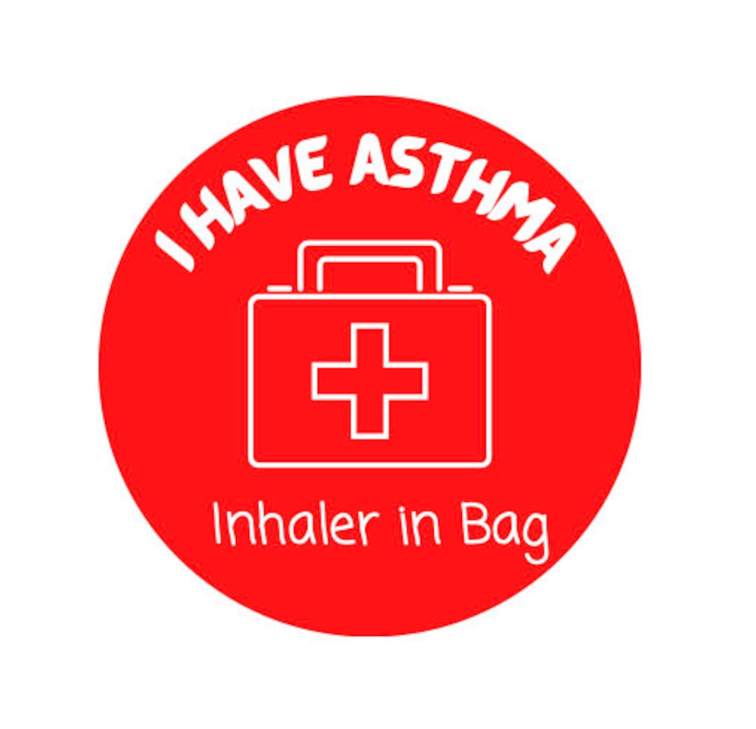 Medical Alert, Asthma Svg, Asthma Png, Inhaler in Bag, Medical Peril ...