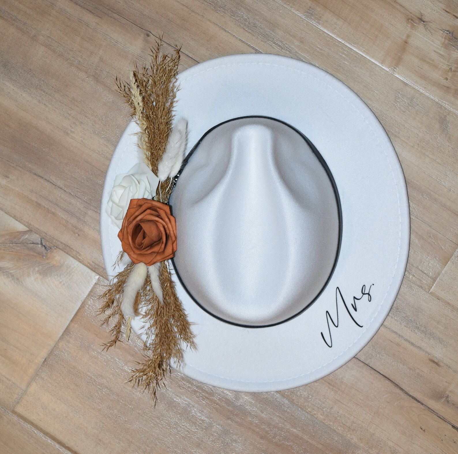 Bride Fedora Hat Boho Hat Bride Hat Bridal Hat Wedding - Etsy