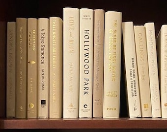 Beige Books by Color for Home Decor and Staging, Beige, off White and ...