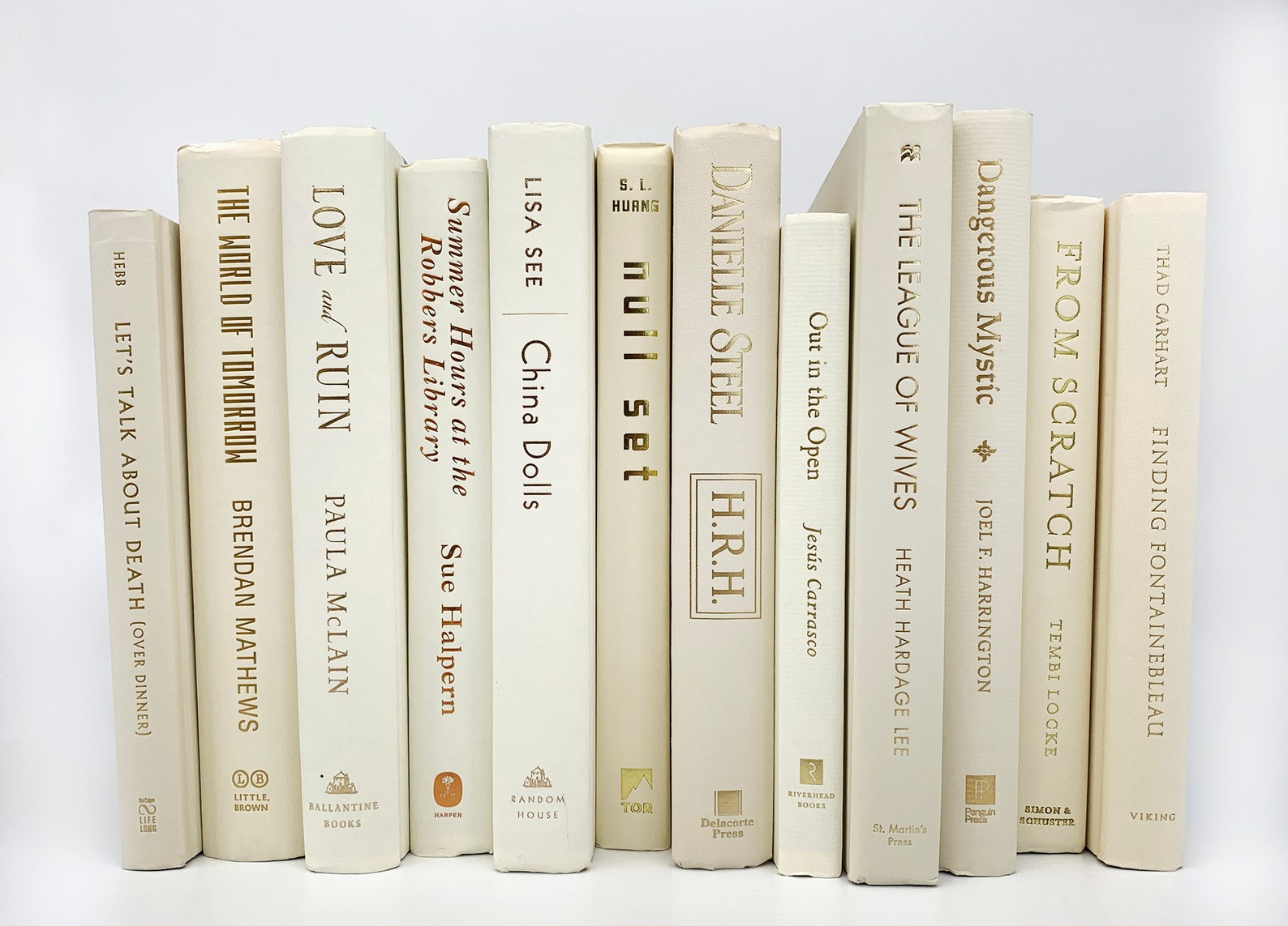 Beige Books by Color for Home Decor and Staging Beige off - Etsy