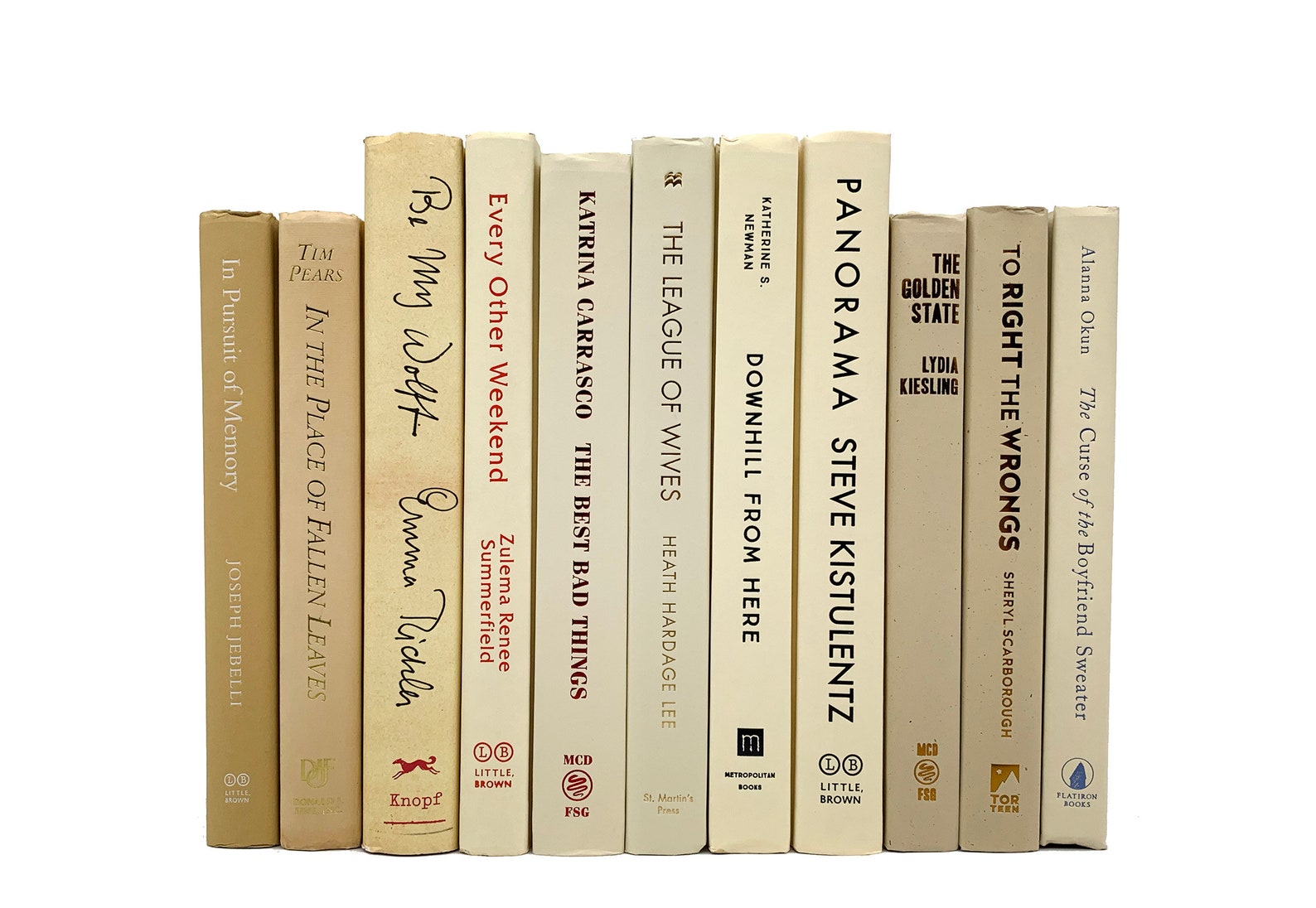 Beige Books by Color for Home Decor and Staging Beige off - Etsy