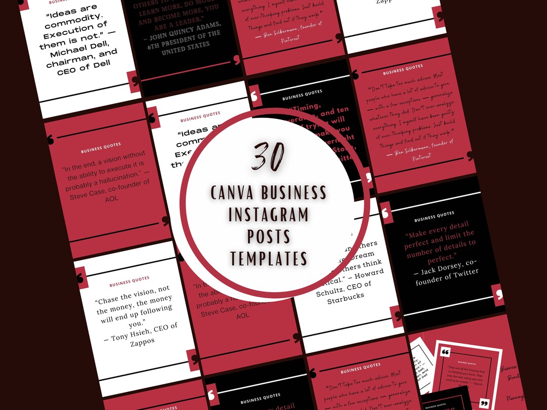 Instant Download - EDITABLE Daily Engagement Instagram Posts Business ...