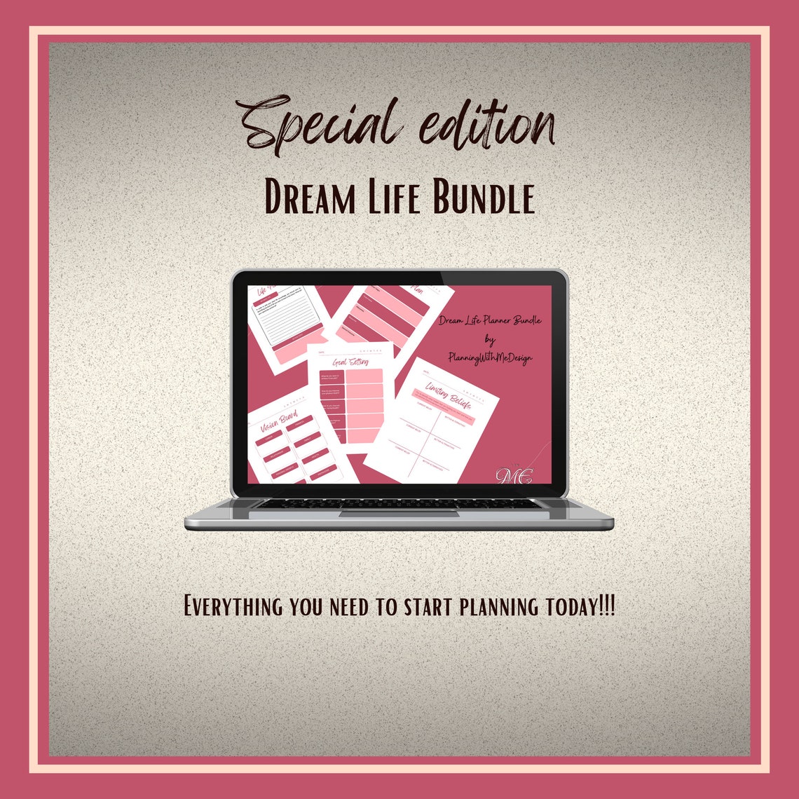 Dream Life Planner Bundle - Instant Download - Printable Life Planner ...