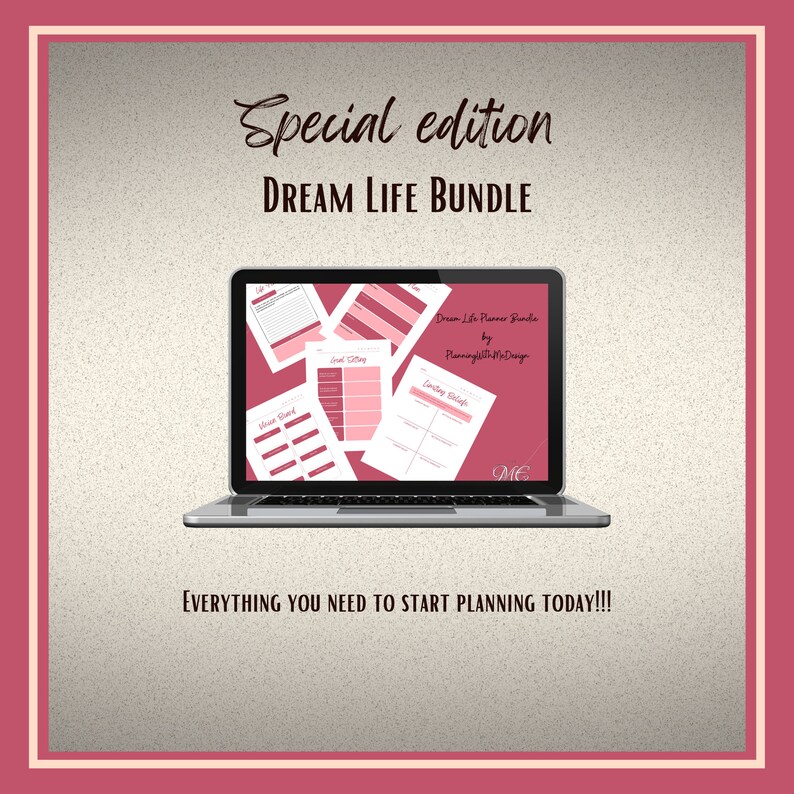 Dream Life Planner Bundle - Instant Download - Printable Life Planner ...