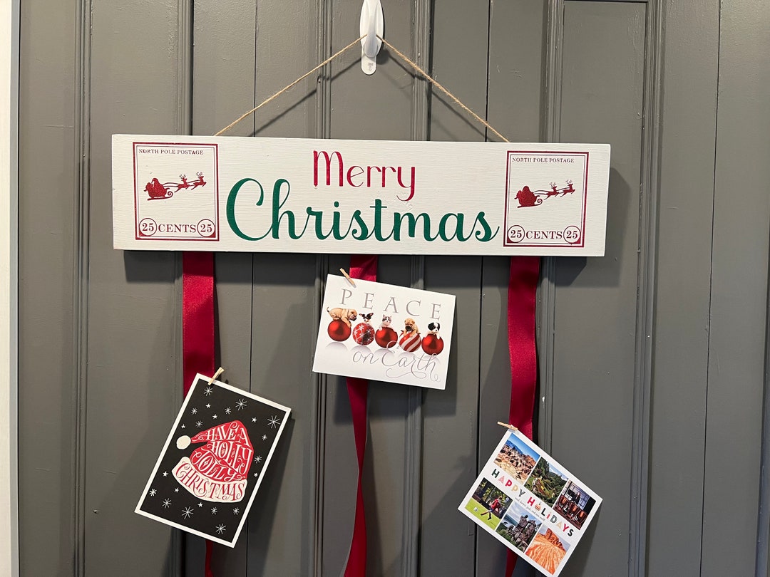 Customizable Christmas Card Hanger, Photo Display, Wall Decor - Etsy