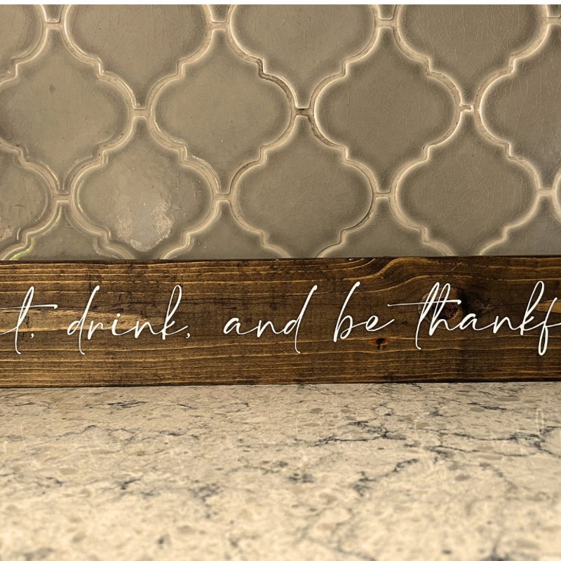 Thankful Wall Decal - Etsy