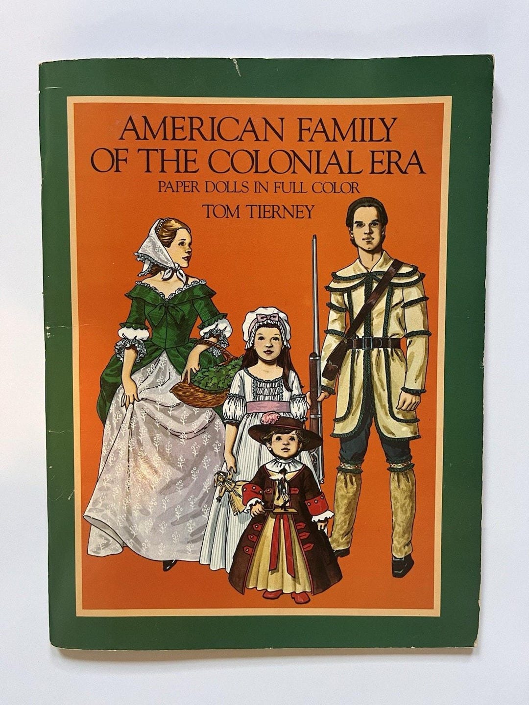 American Family of the Colonial Era Paper Dolls in Full Color by Tom ...