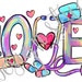 LOVE nurse Life RN Instant Download Shirt Design Sublimation PNG - Etsy
