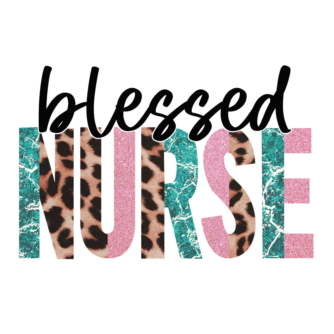 Blessed Nurse RN Instant Download Shirt Design PNG - Etsy