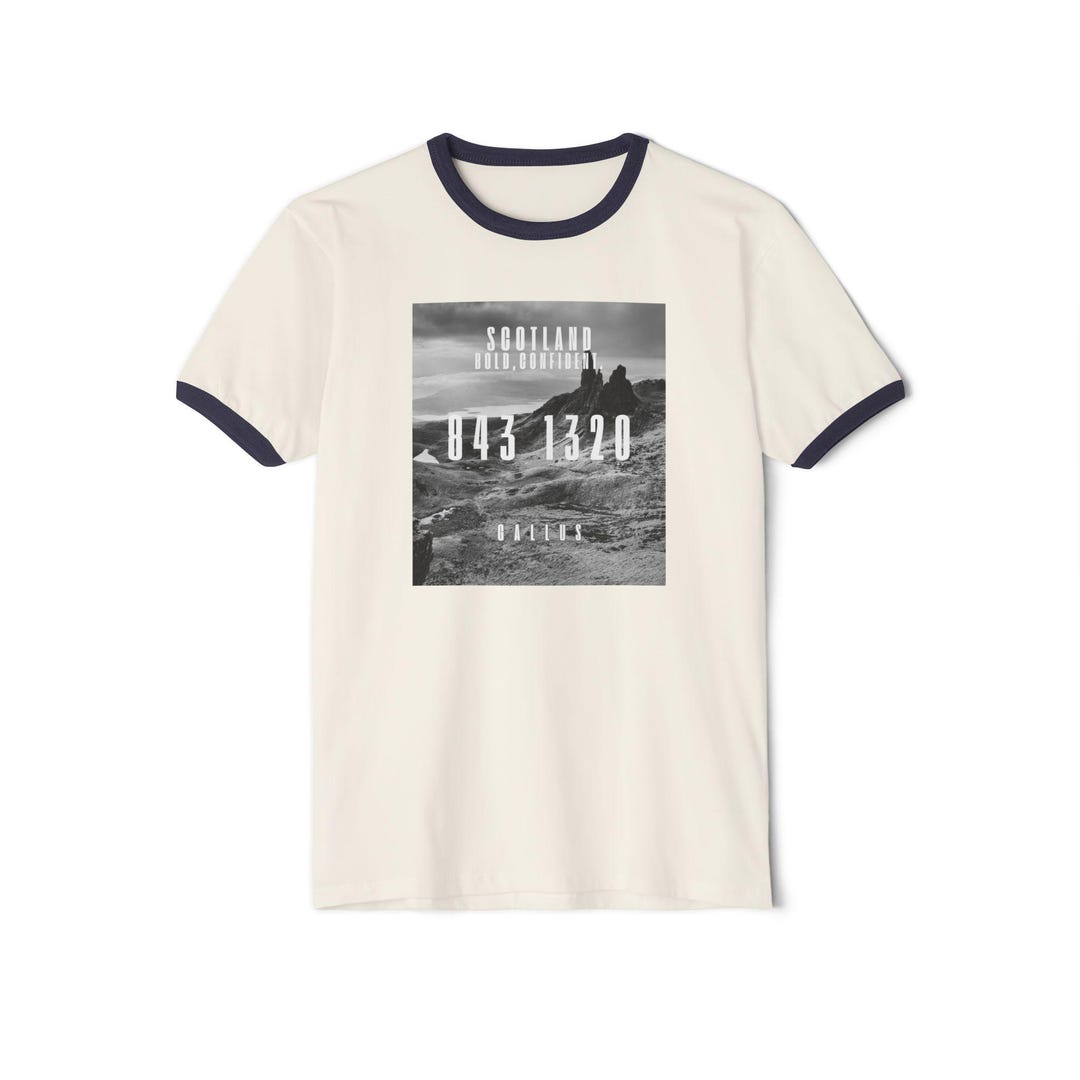 Scottish Gallus Unisex Cotton Ringer T-shirt - Etsy UK