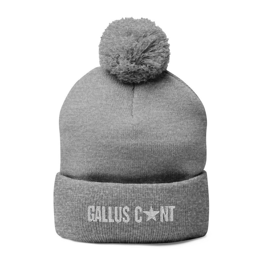 Gallus Cnt Wooly Pom Pom Hat Bold, Edgy Scottish Beanie for the ...