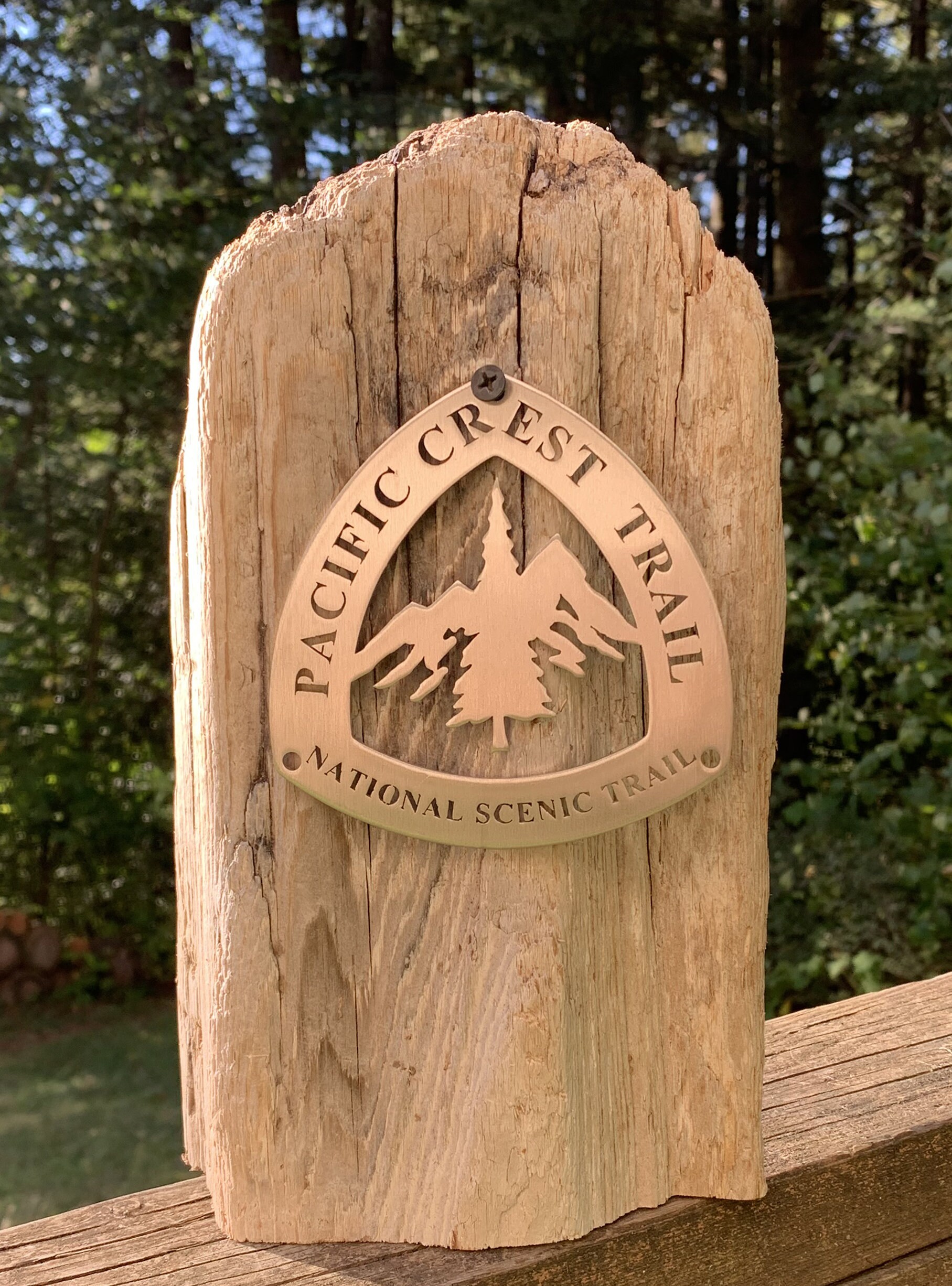 Pacific Crest Trail PCT Hiking Stainless Steel Sign, Medallion | PNW ...