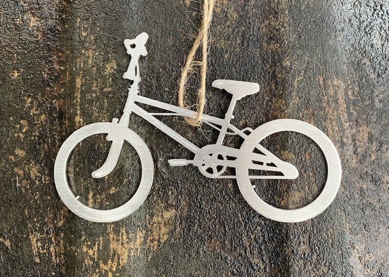 Bike Ornament Made From Stainless Steel | Christmas Tree Decoration ...