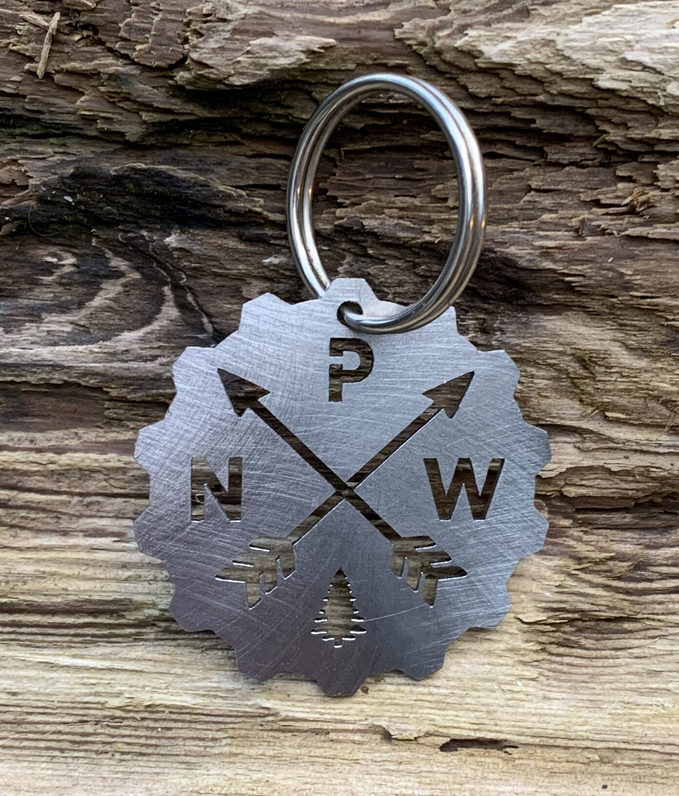 PNW Keychain | PNW Art | PNW Key Ring | Pacific Northwest Gift - Etsy