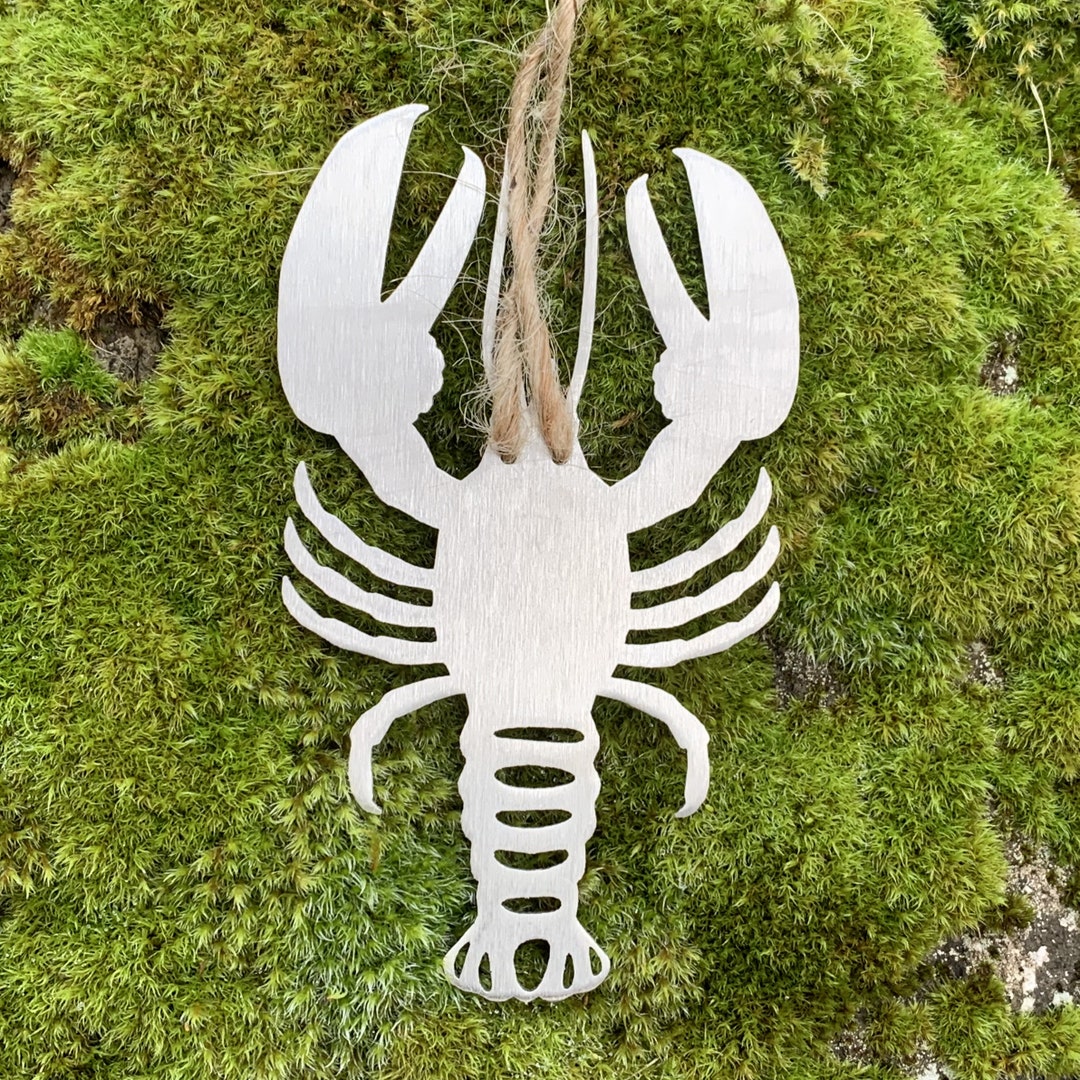 Lobster Ornament Made From Stainless Steel | Ocean Christmas Tree ...