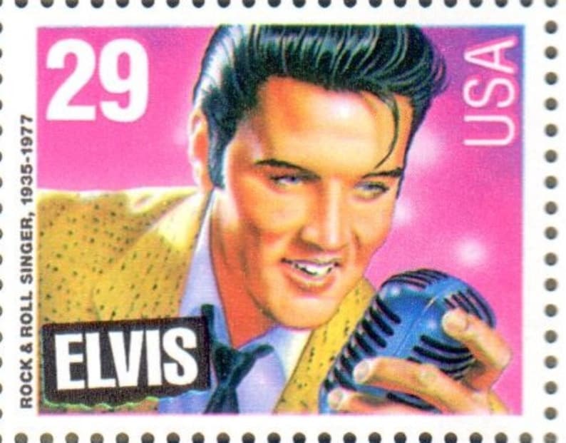 Vintage Unused Elvis Presley "the King of Rock N Roll" Singer "memphis ...