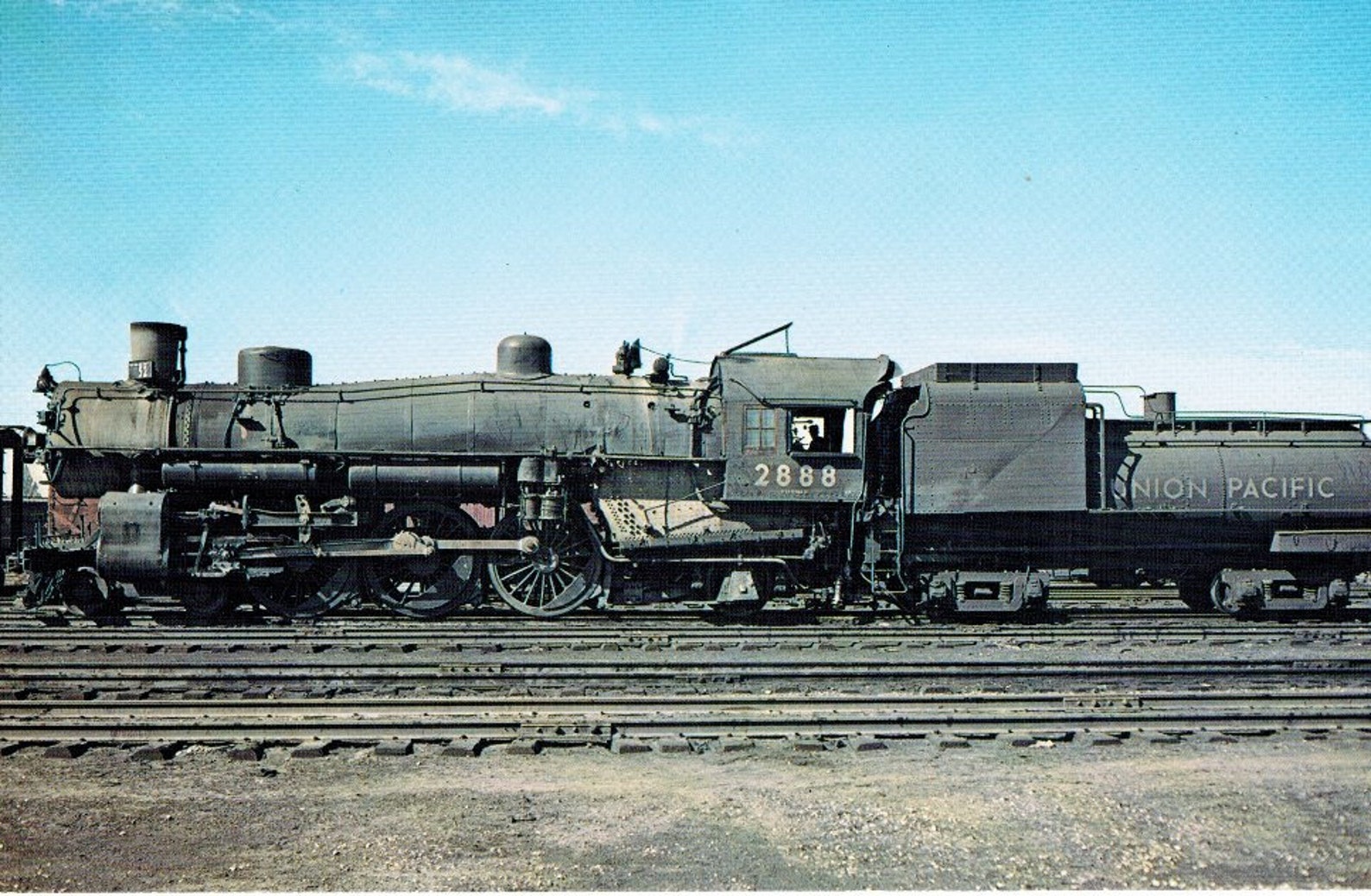 Railroad Collectible Train Picture Union Pacific Railroad 2888 Steam ...