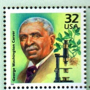 Vintage Unused George Washington Carver Famous Agriculture Biologist ...