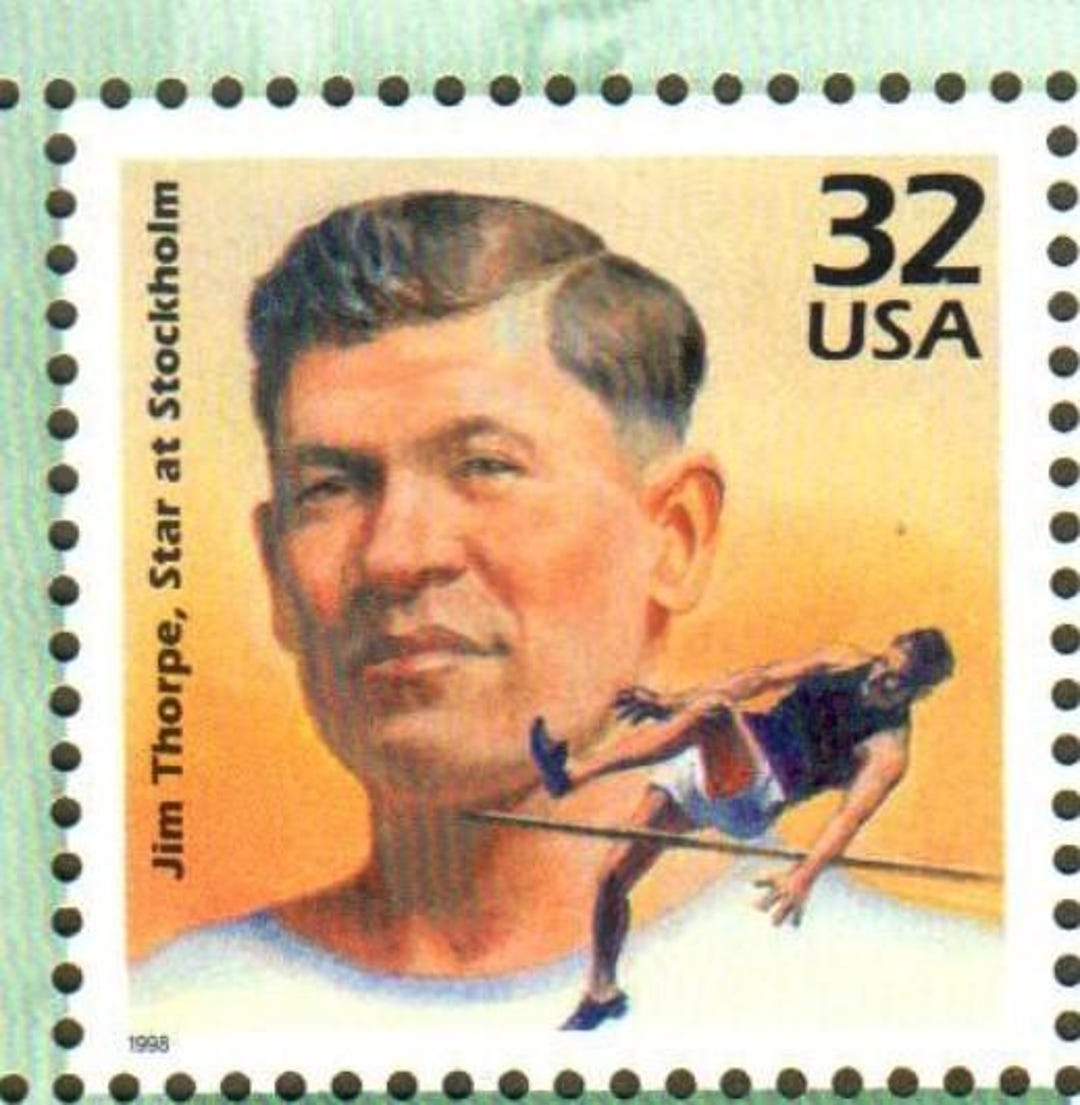 Unused Jim Thorpe First Native American Sports Hero Named Greatest ...