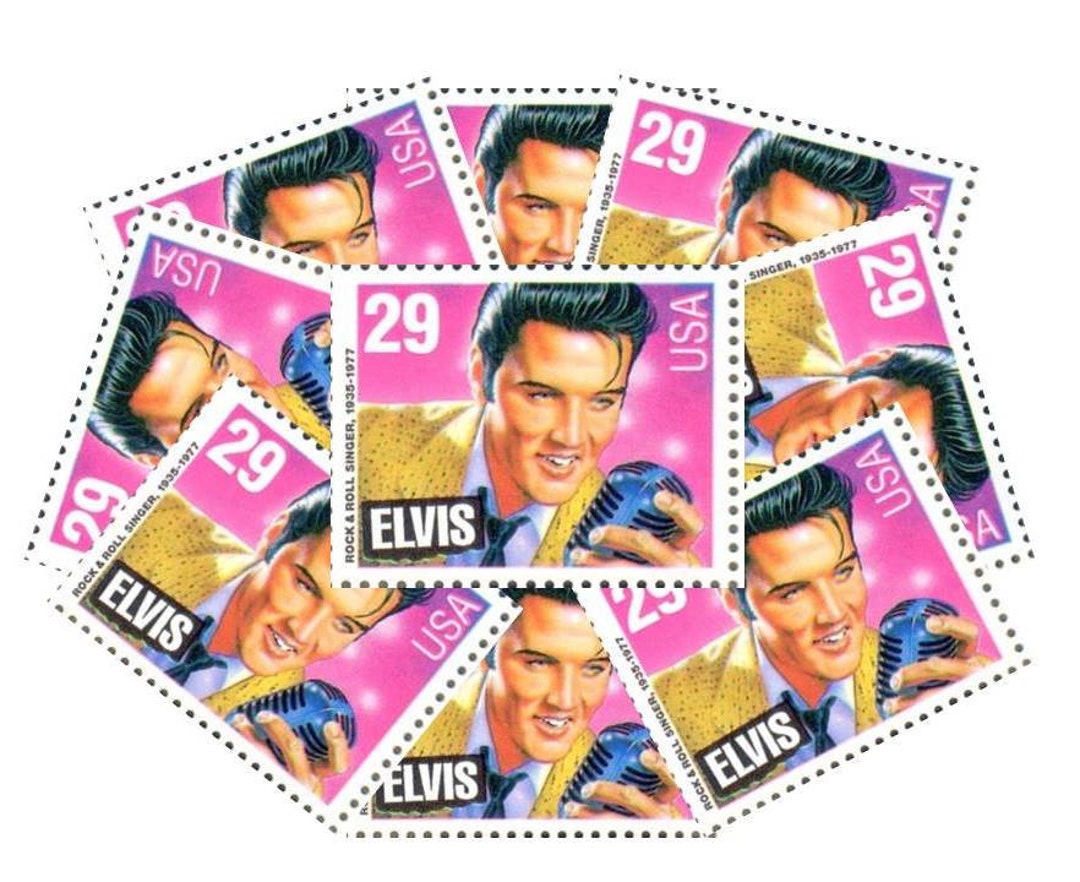 10 Elvis Presley Rock N Roll Singer Unused US Postage Stamp - Etsy