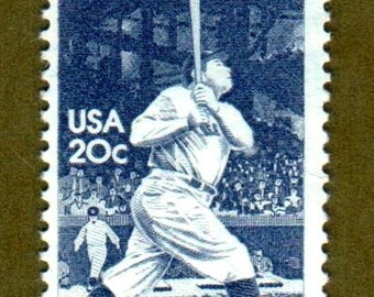 Babe Ruth Stamps - Etsy
