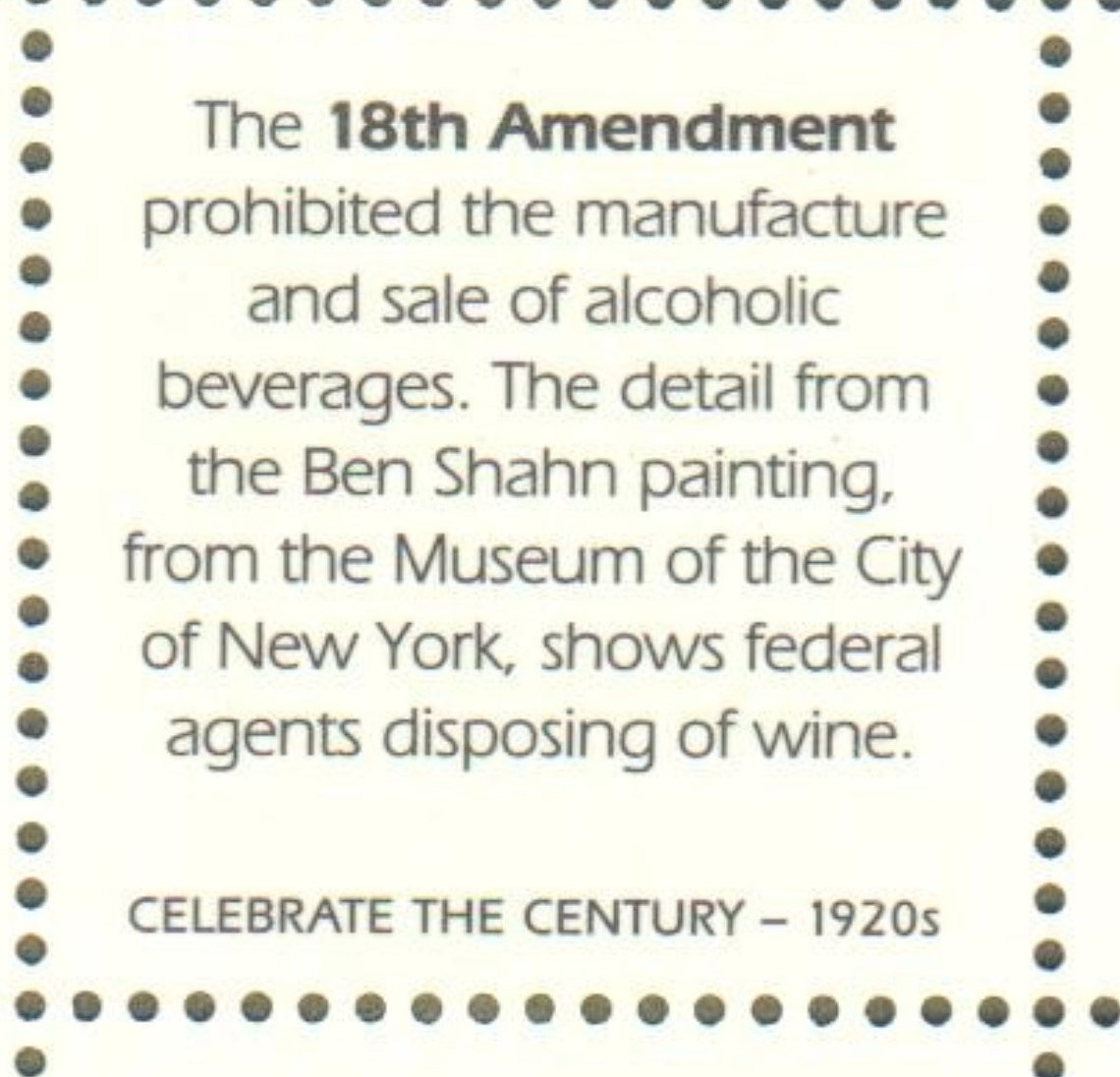 Vintage Unused Twenties Prohibition Sale & Making of Alcoholic ...