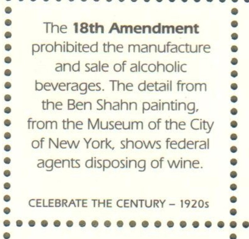 Vintage Unused Twenties Prohibition Sale & Making of Alcoholic ...